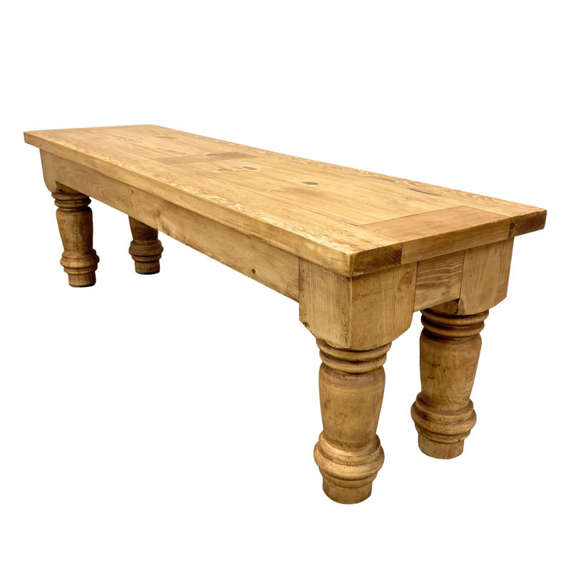 RusticsForLess Santa Rita Solid Wood Bench | Wayfair