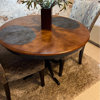 Charlton Home® Shady Round Solid Wood Dining Table & Reviews | Wayfair