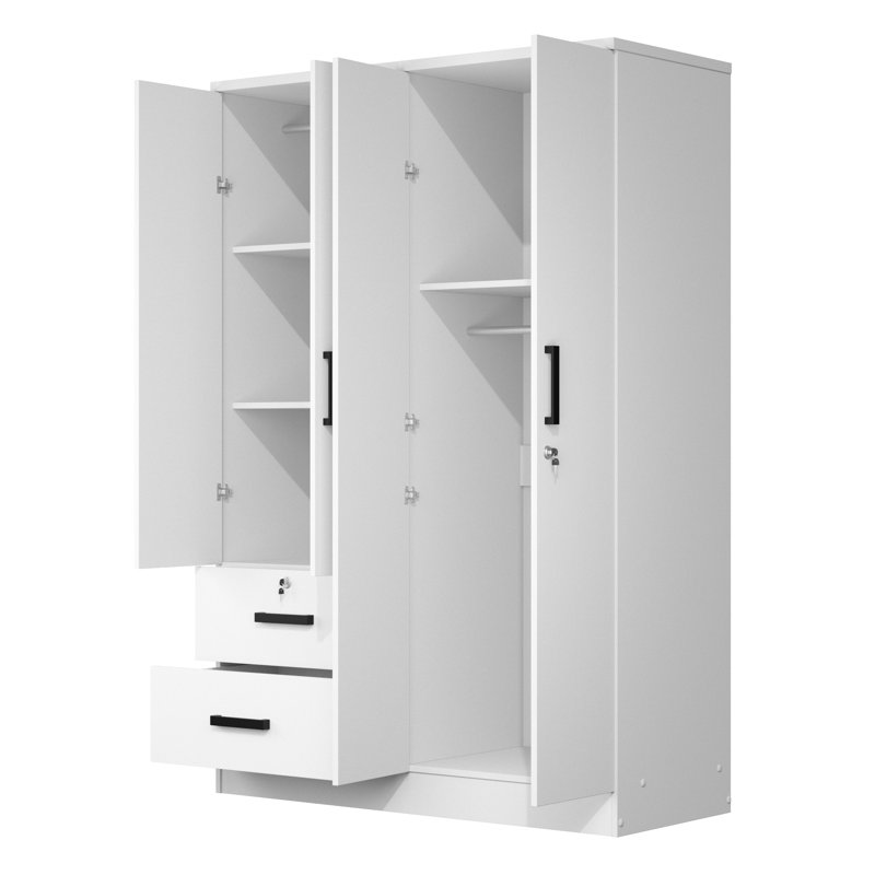 Latitude Run® Apollonios Solum 47"Wide Armoire Wardrobe Closet For ...