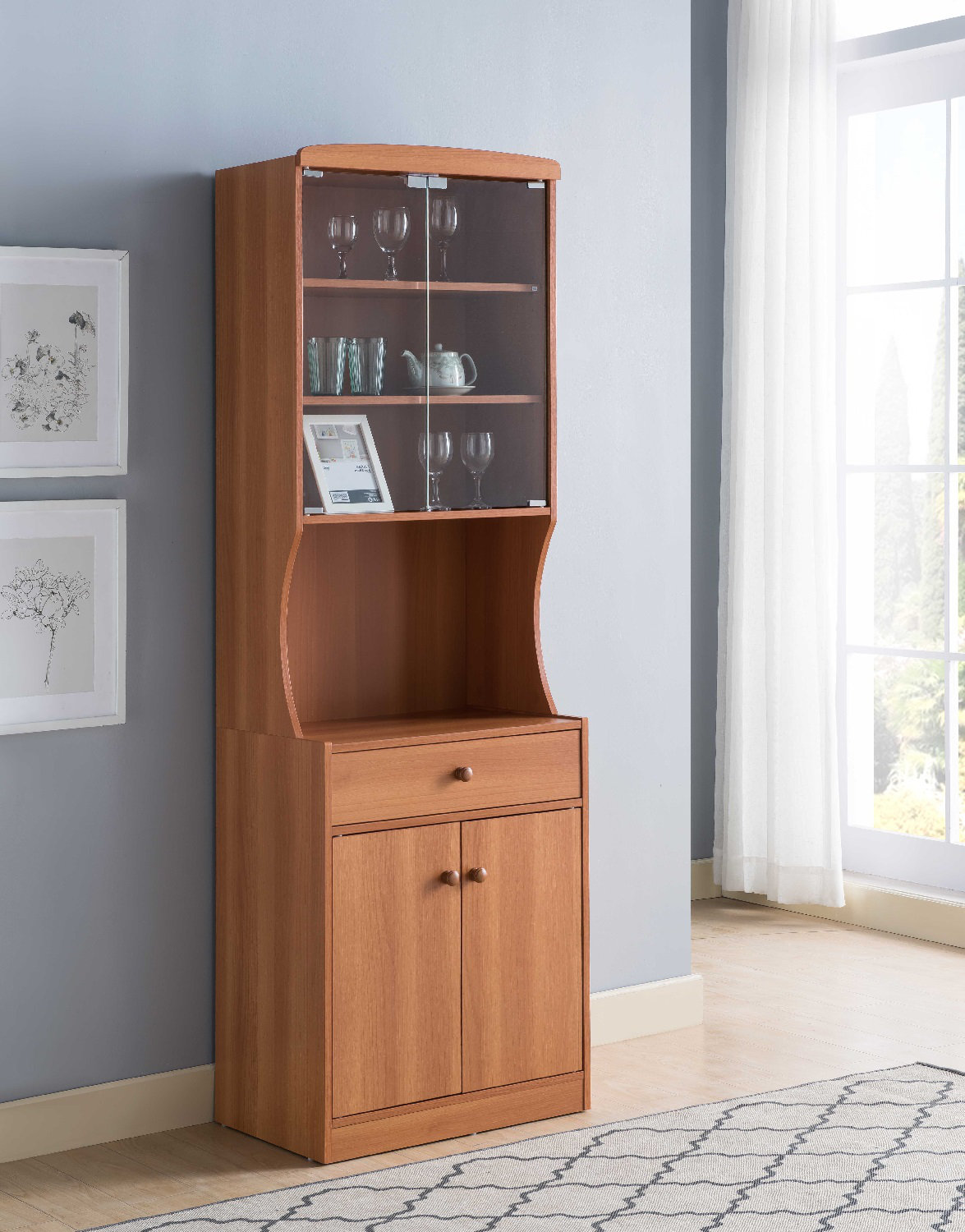 Wildon Home® Duke 23" Wood Baker's Rack with Wooden Shelves | Wayfair