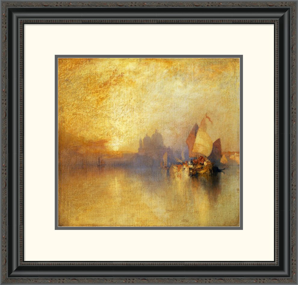 Global Gallery 'Opalescent Venice' by Thomas Moran Framed Painting ...
