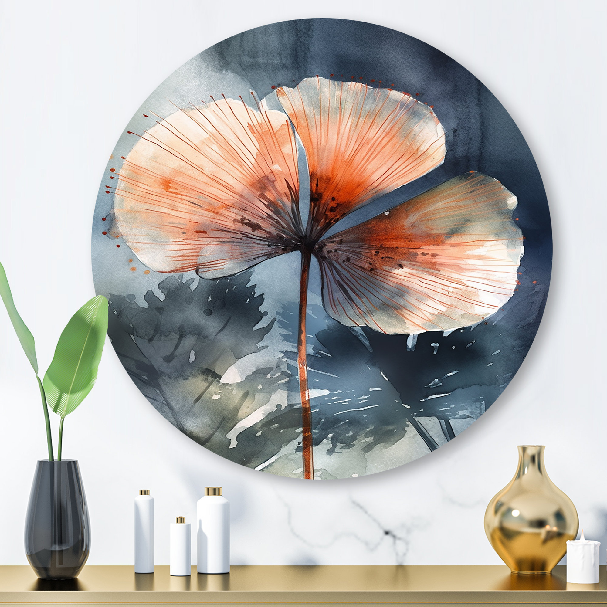 Red Barrel Studio Tropical Palm Leaves Ginkgo V - Palms & Palm Trees ...