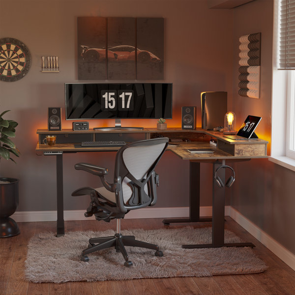 FEZIBO Color 63'' Desk & Reviews | Wayfair