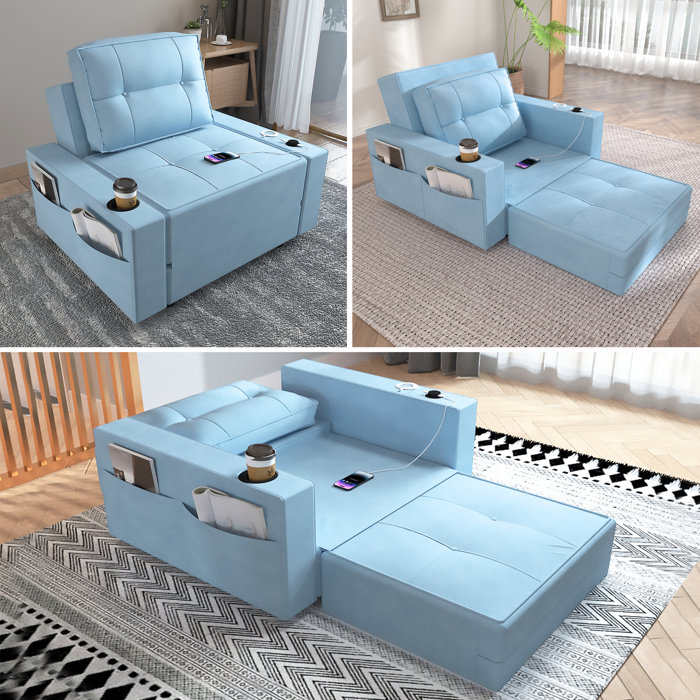 Latitude Run® Dedria 41'' Wide Convertible Chair | Wayfair