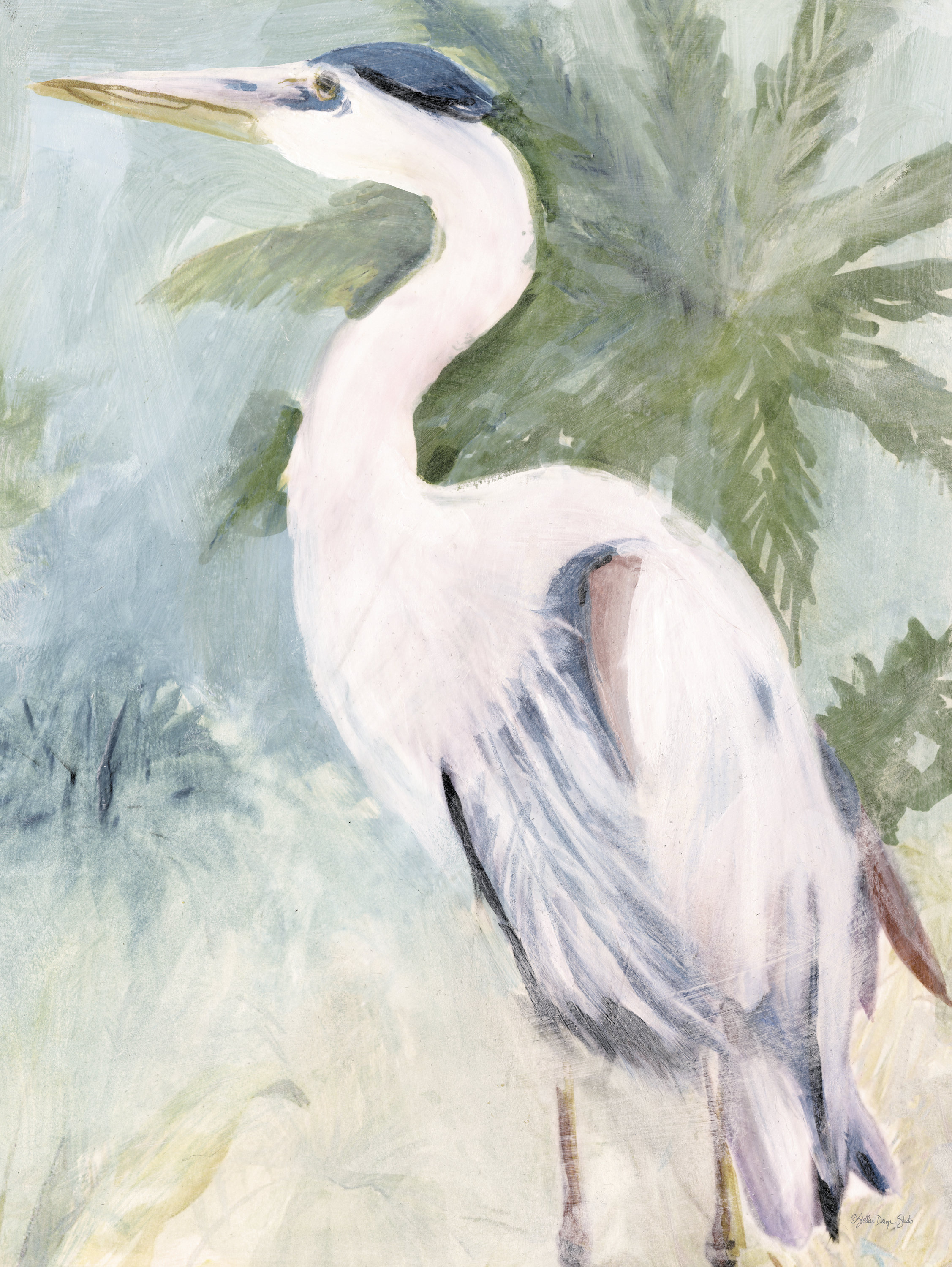 Highland Dunes Big Blue 1 - Wrapped Canvas Print - Wayfair Canada