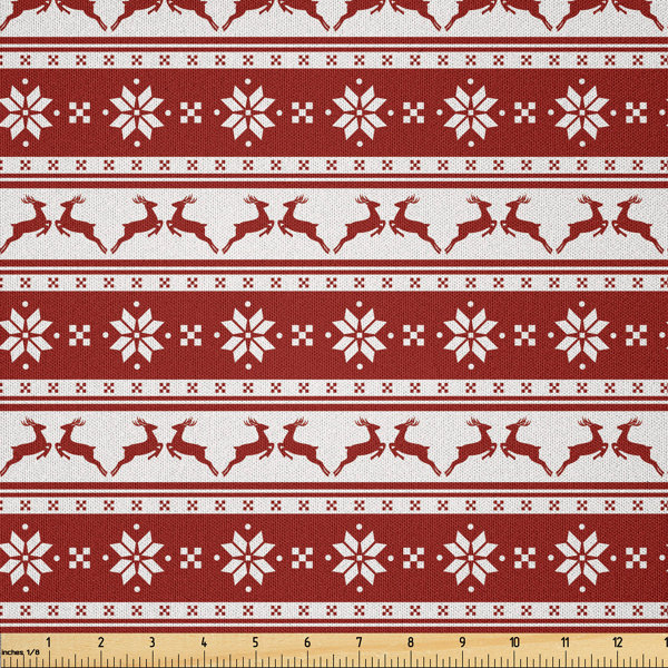 The Seasonal Aisle Alirah Scandinavian Fabric | Wayfair.co.uk