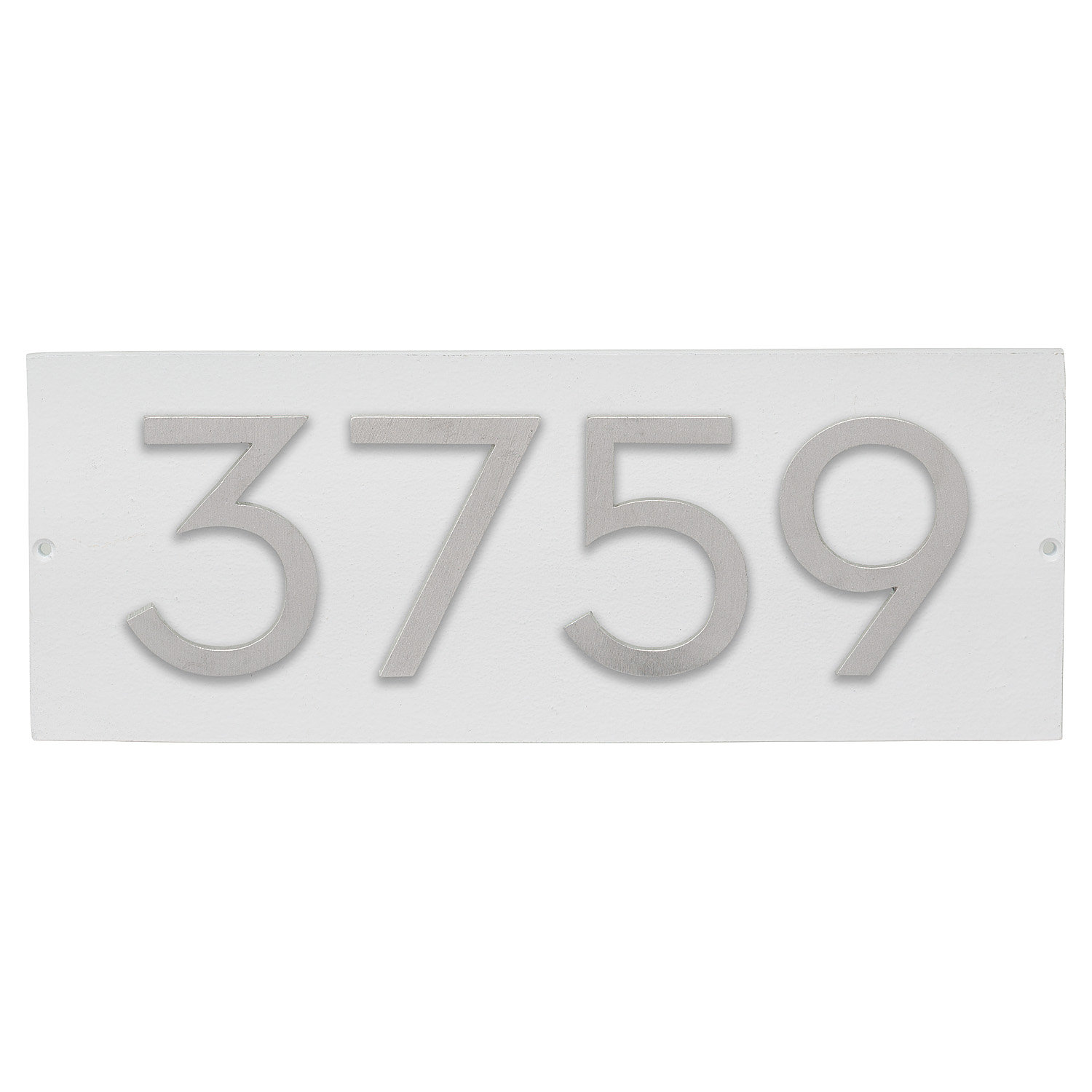 Montague Metal Products Floating Modern 4" Number Horizontal Address ...