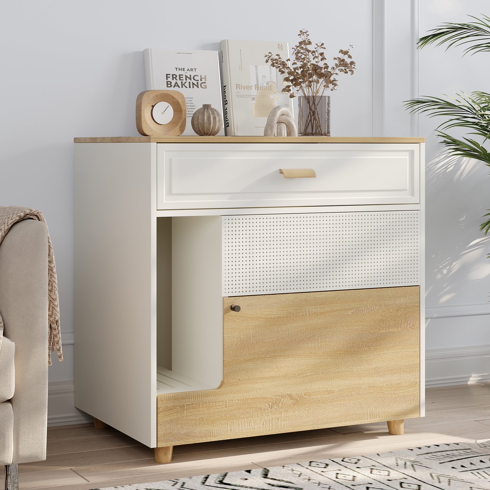 Tucker Murphy Pet™ Cat Litter Box Furniture - Indoor Litter Box ...