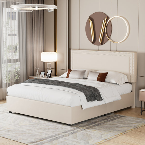 Vecelo UP Upholstered Platform Storage Bed & Reviews | Wayfair