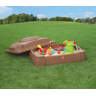 Step2 Play and Store 2.3' Rectangular Sandbox with Cover & Reviews ...
