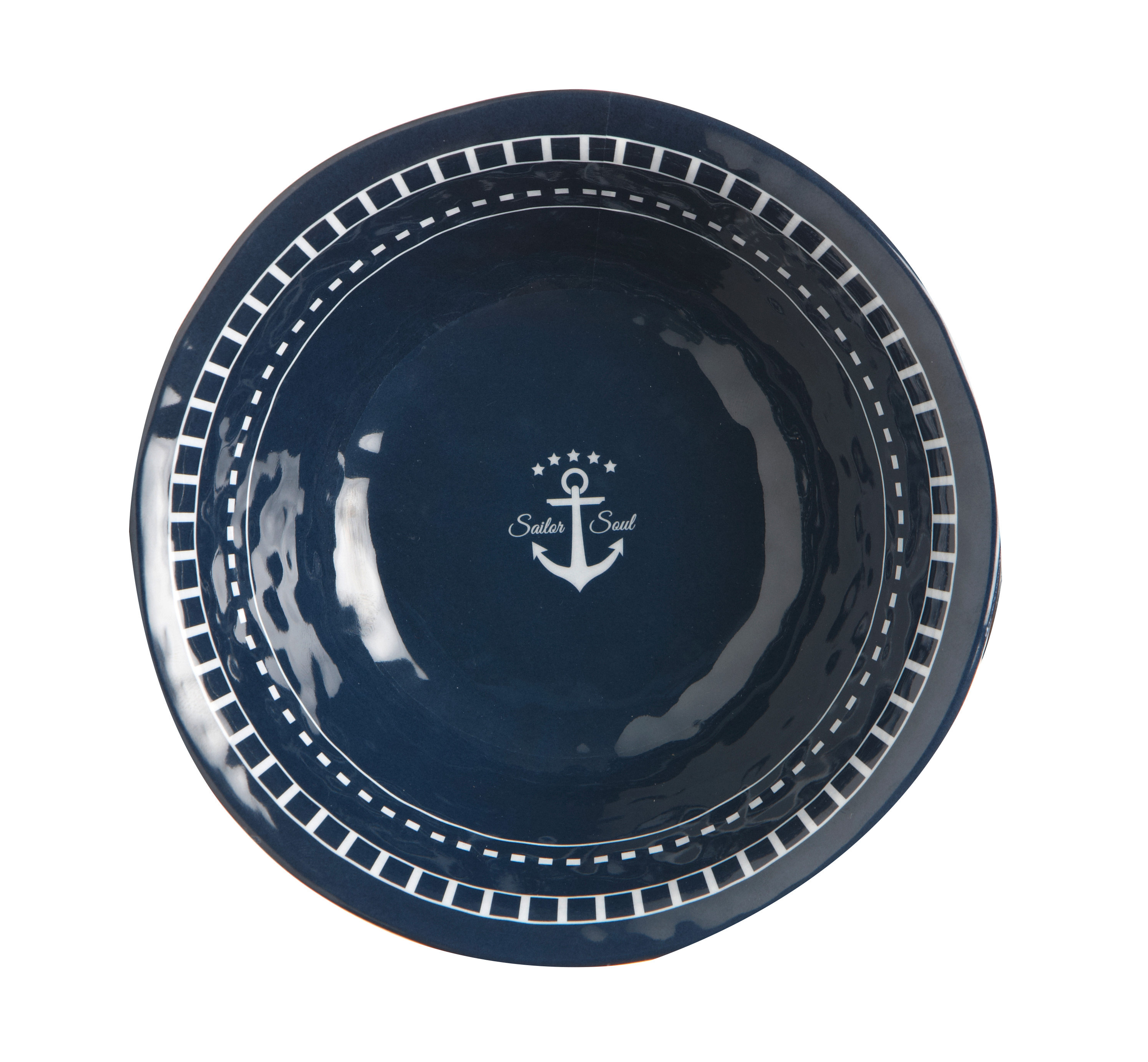Madison Bay Trading Company 6 Piece Melamine Dining Bowl Set - Sailor ...
