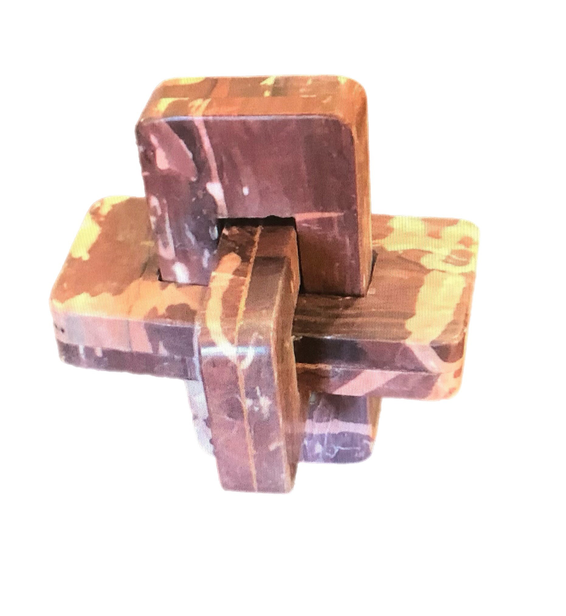 Latitude Run® Geo Brown Marble Knot | Wayfair