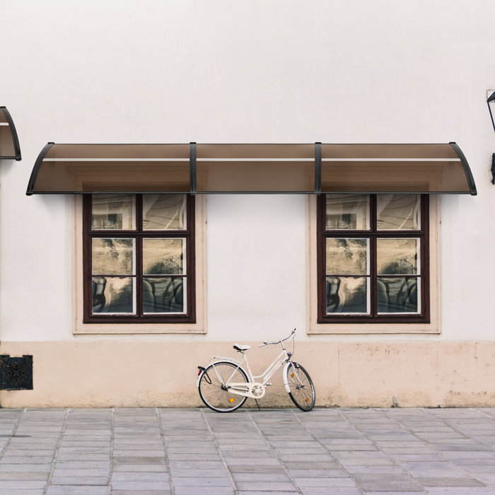 Arlmont & Co. Window Awning Outdoor Polycarbonate Front Door Patio ...