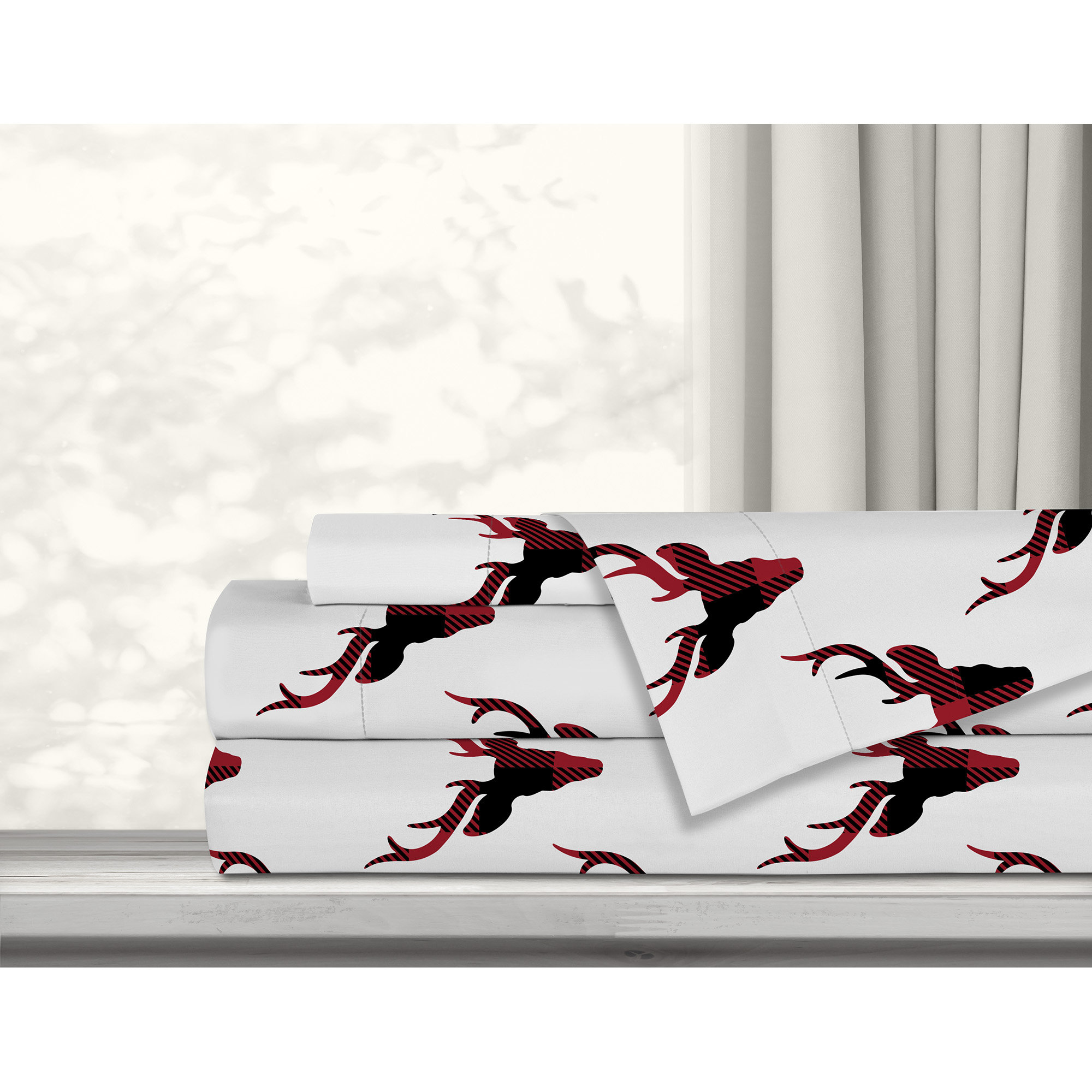 Safdie & Co. Inc. Animal Print Cotton Quality Flannel Pillowcase Sheet ...