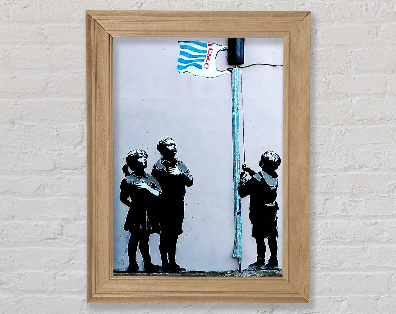 Lark Manor Homage To The Tesco Flag 2 Framed Print | Wayfair.co.uk