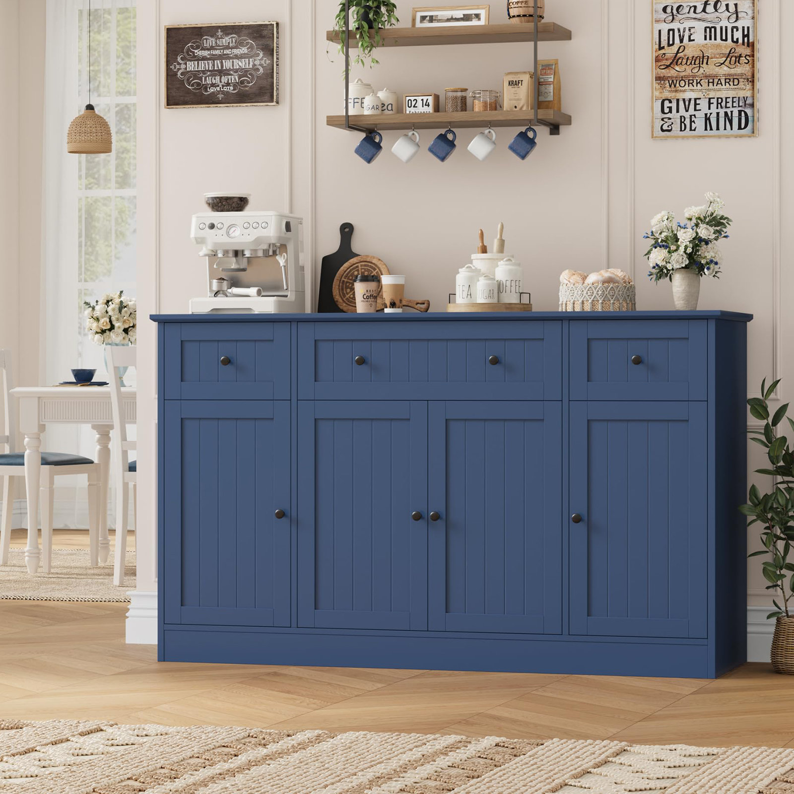 Dakota Fields 55" Sideboard Buffet Cabinet with Storage - Wayfair Canada