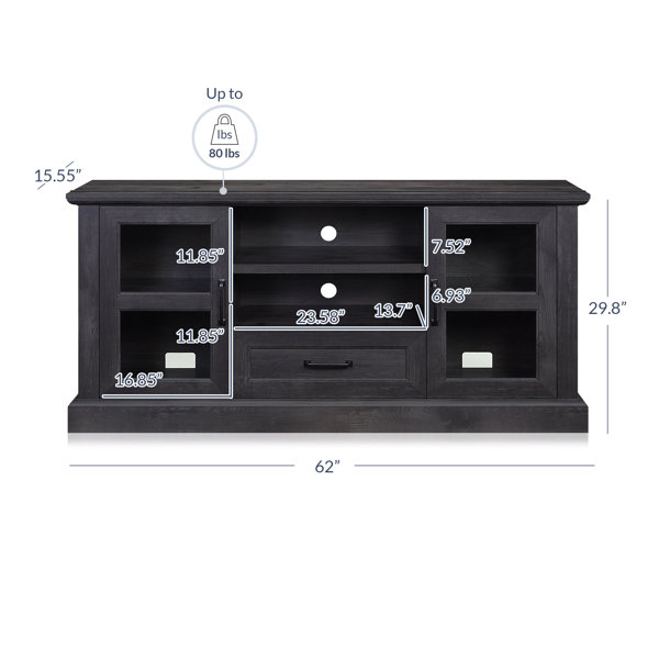 Red Barrel Studio® Ronneka 62'' Media Console & Reviews | Wayfair