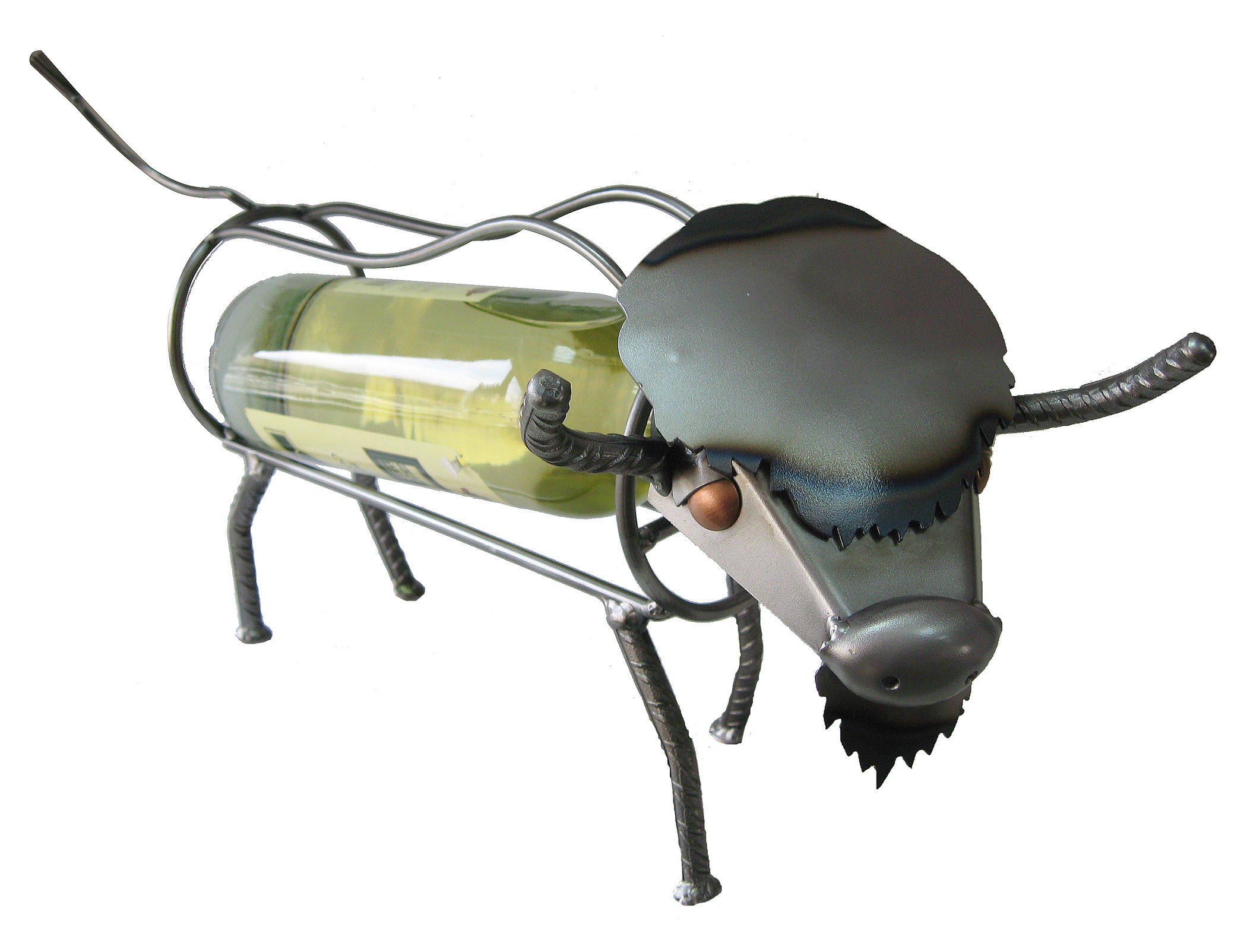 Williston Forge Judah Buffalo 1 Bottle Tabletop Wine Bottle Rack | Wayfair