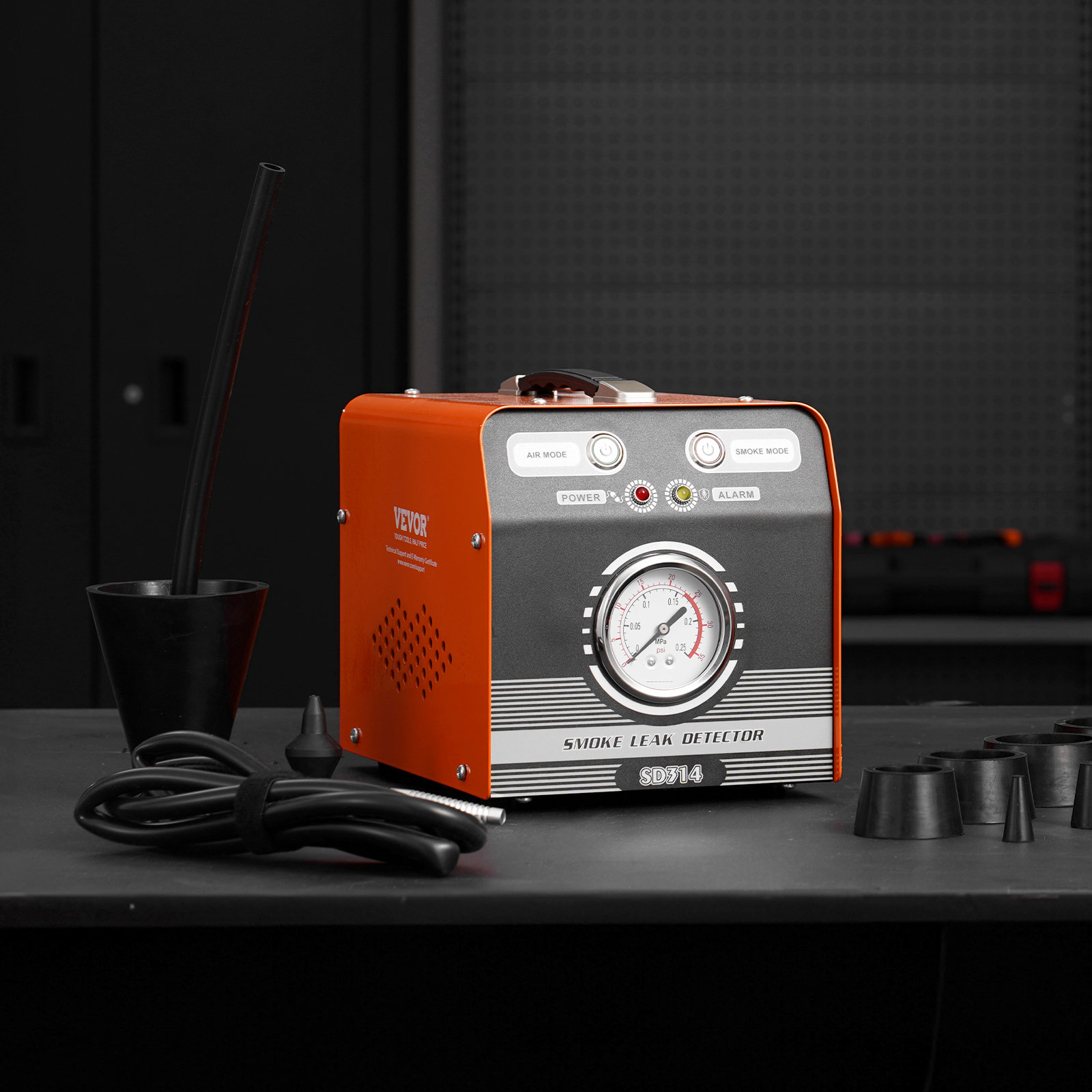 VEVOR Automotive Smoke Machine Leak Detector EVAP Vacuum Diagnostic ...