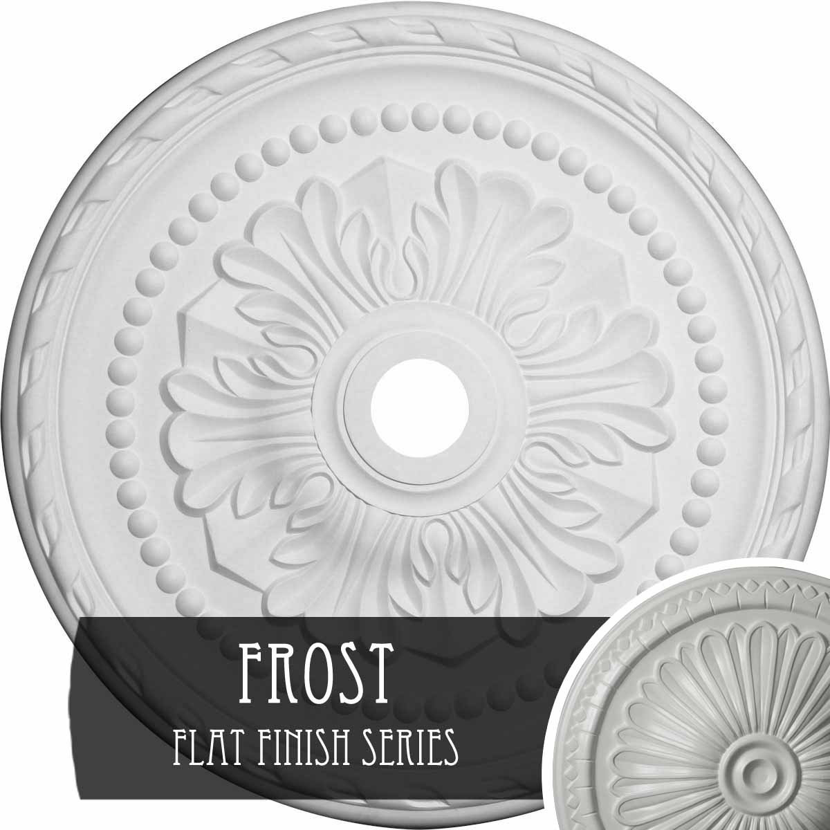 Ekena Millwork Endurathane Palmetto Ceiling Medallion, 31 1/2"OD x 3 5/ ...