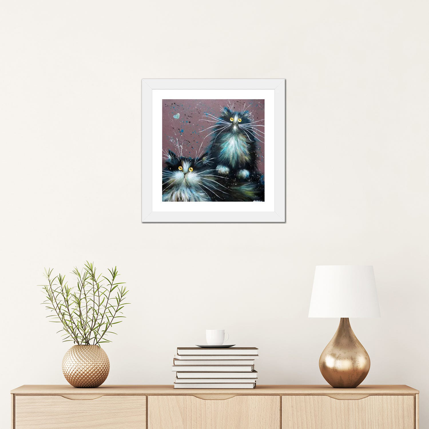 East Urban Home Bess and Boots by Kim Haskins - Painting Print | Wayfair
