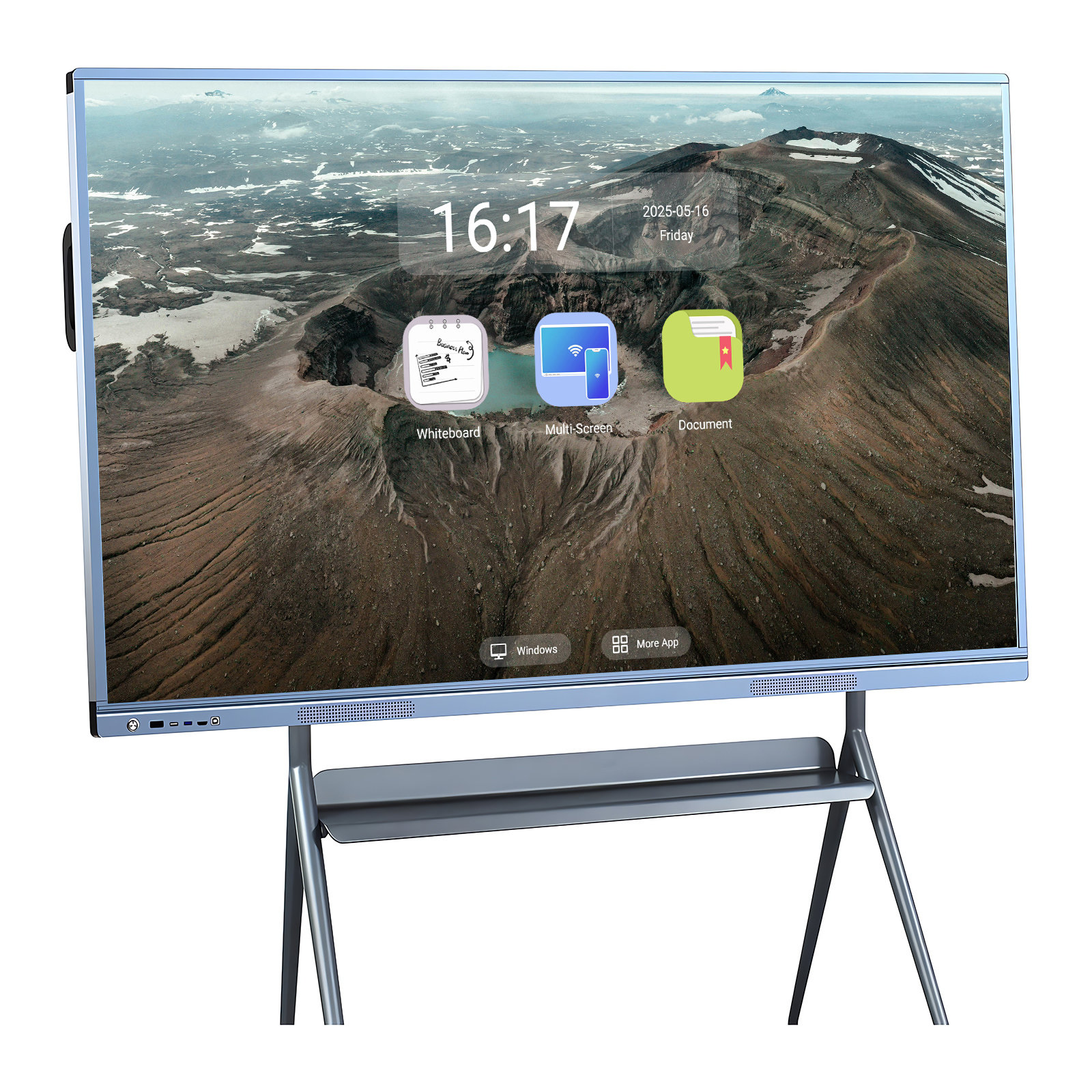 JYXCN 75 Inch 4K Smart Board, Touch Screen Digitald Electronic Calendar Multi-Touch Whiteboar ...