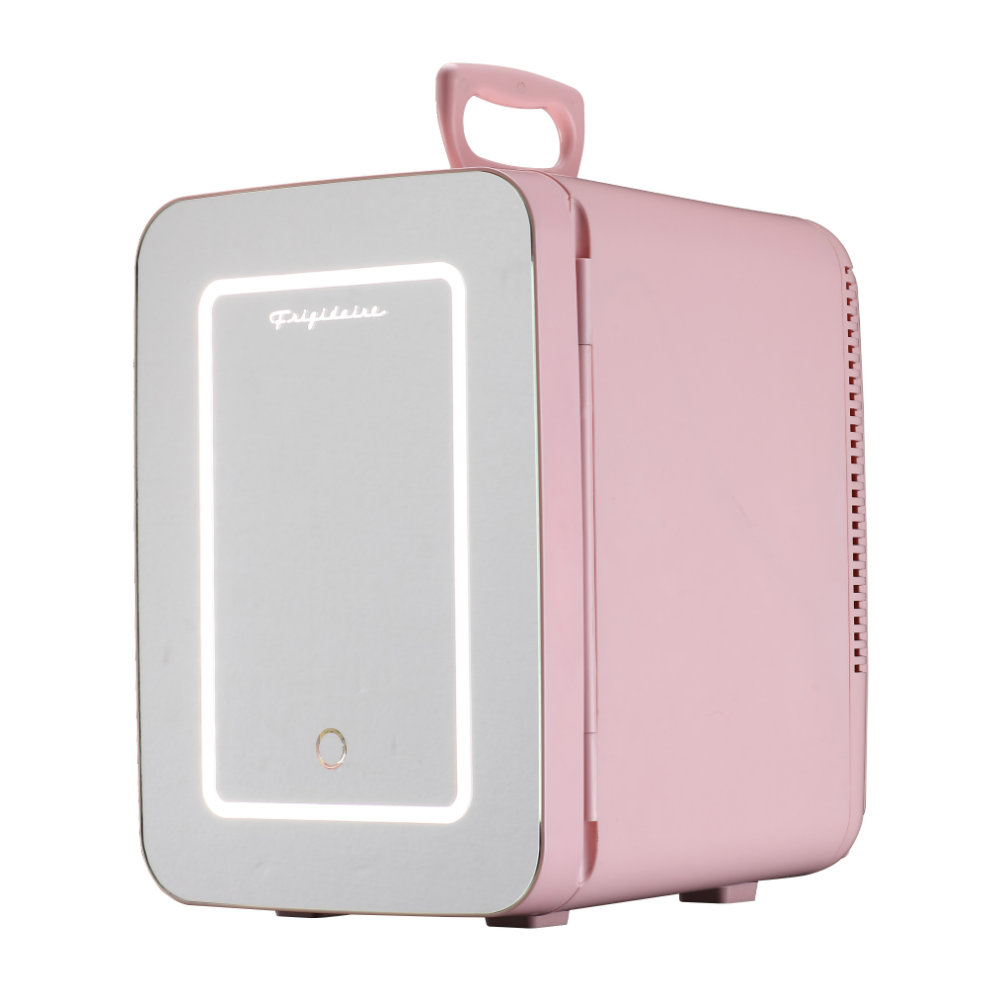 Frigidaire 15 Can/10 Litre Beauty Lighted Mirror Mini Personal Fridge ...