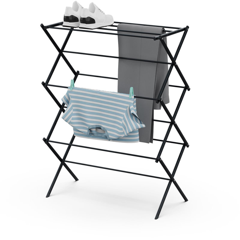 OLHAV Metal Foldable Accordion Drying Rack | Wayfair