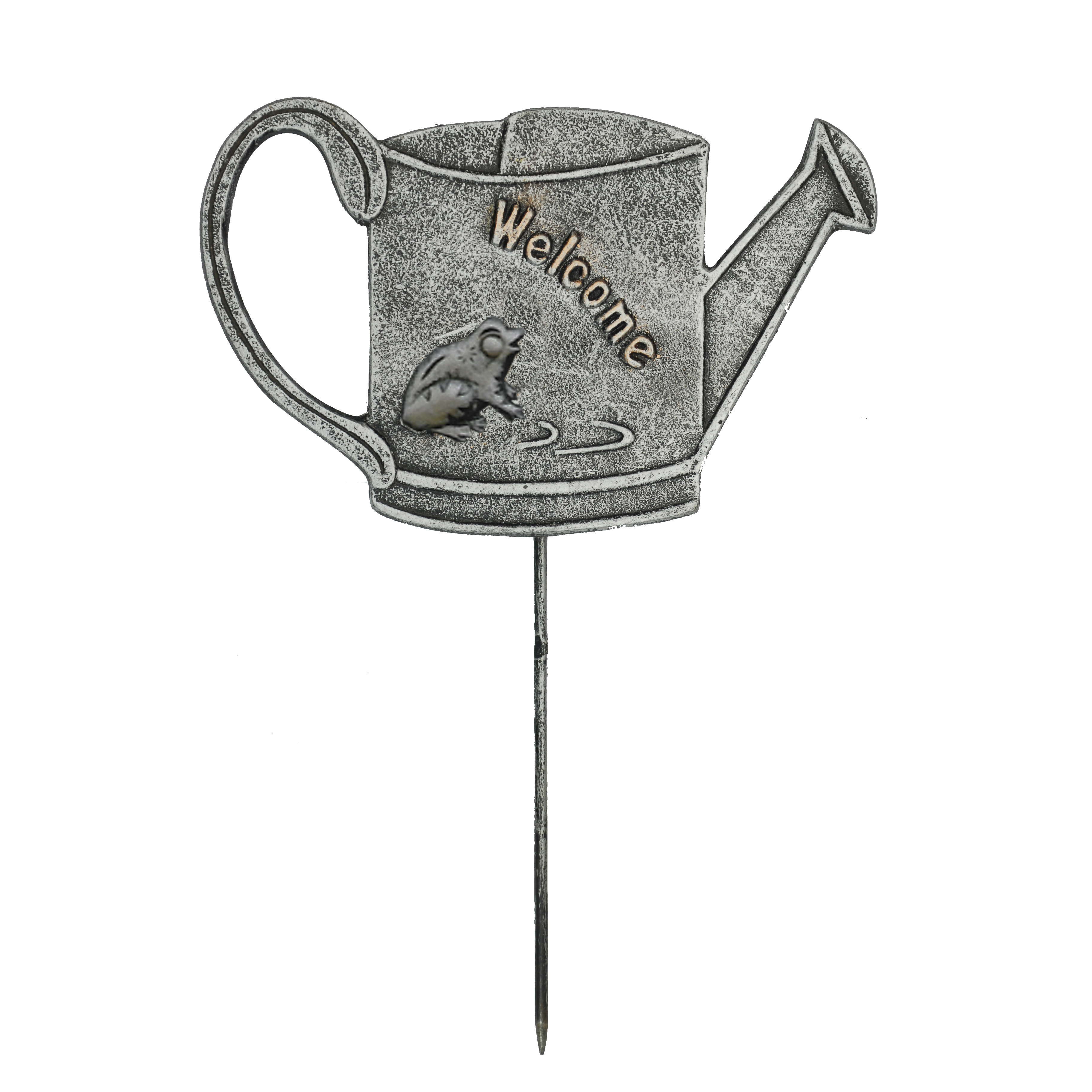 August Grove Gisli Marker Welcome Frog Garden Sign - Wayfair Canada