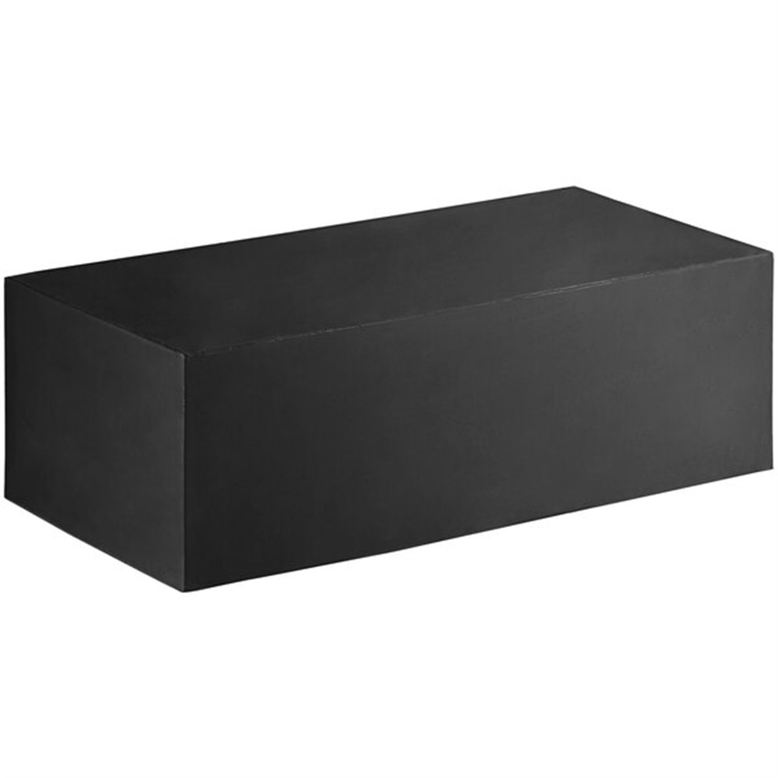 FixtureDisplays MasonWays 18" x 12" x 12" Solid Black Plastic Display ...