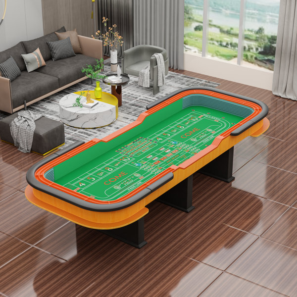 INO Design Color INO Design 137'' 10 - Player Foldable Craps Table ...