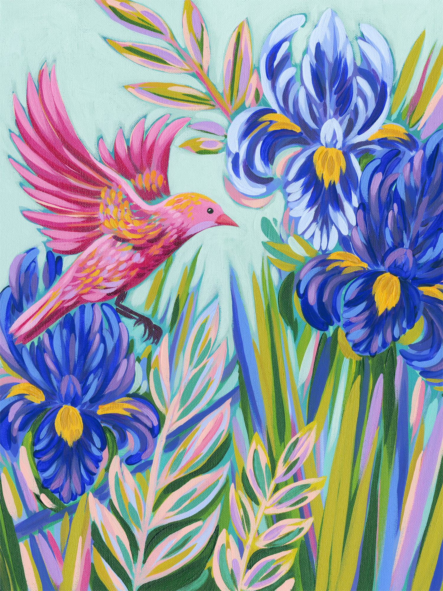 Bayou Breeze Flutter and Sway by Julie Marriott - Painting | Wayfair
