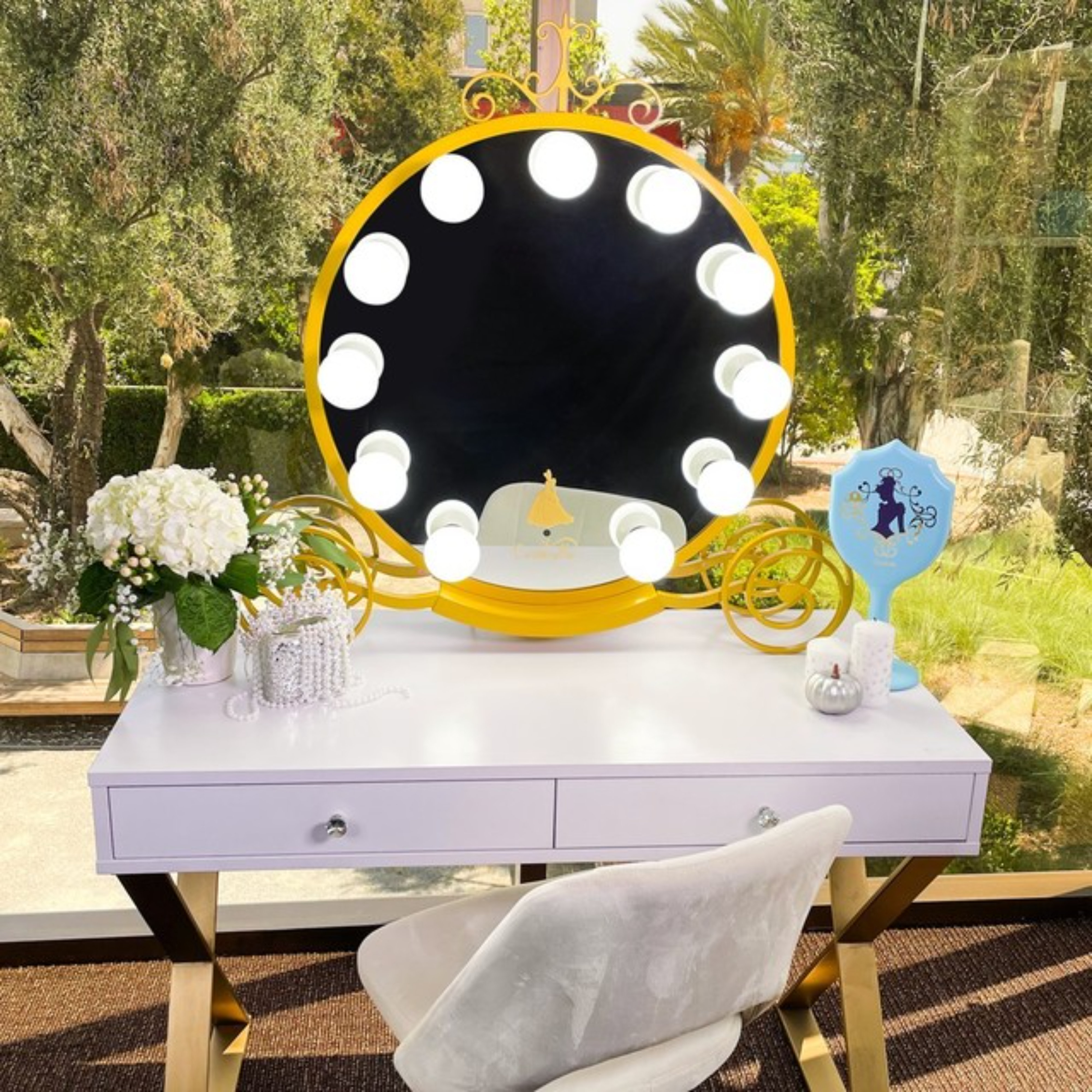 IMPRESSIONS VANITY · COMPANY Cinderella Makeup Vanity Mirror with ...