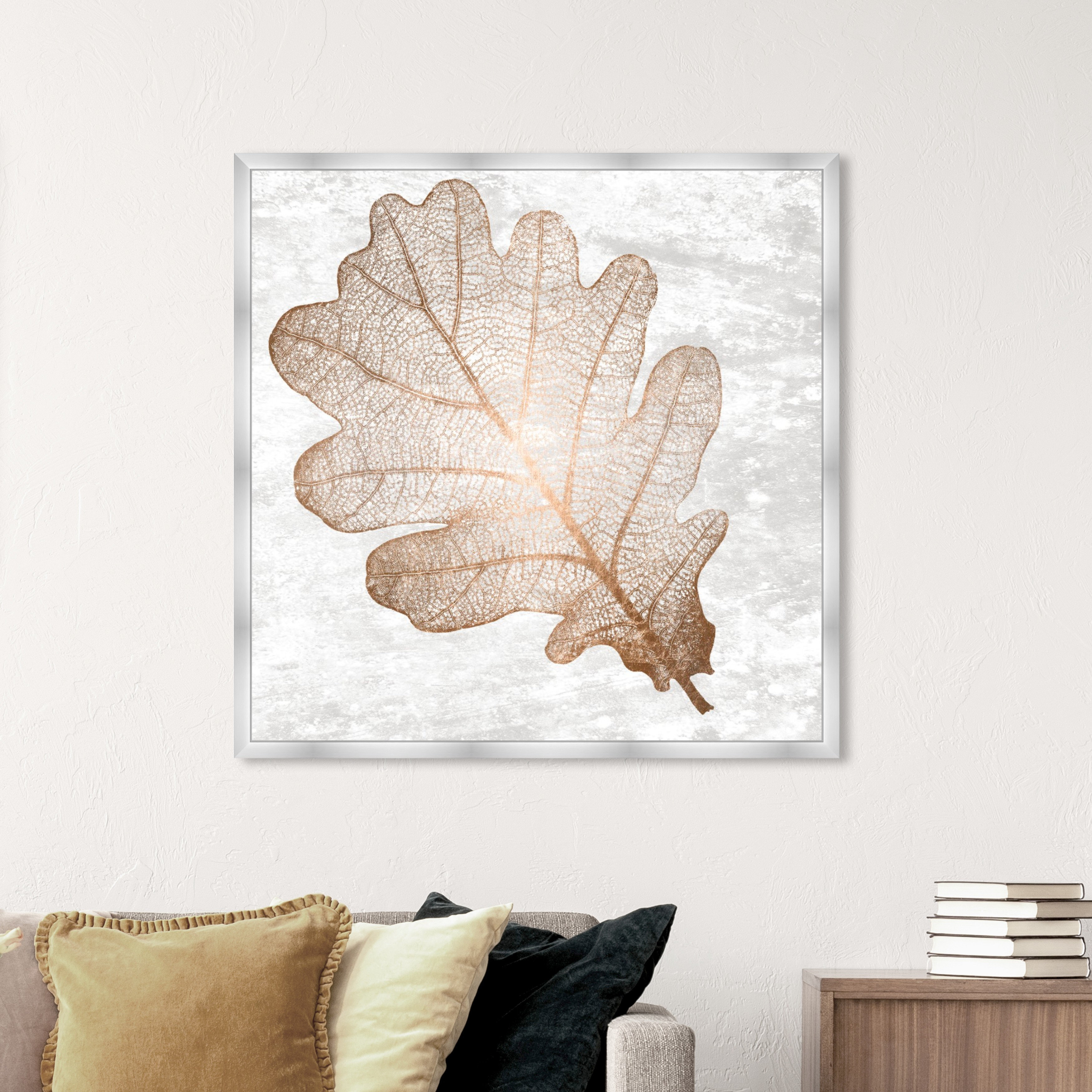 Oliver Gal Prints "Oak Copper Leaf", Vintage Oak Tree Modern Bronze ...