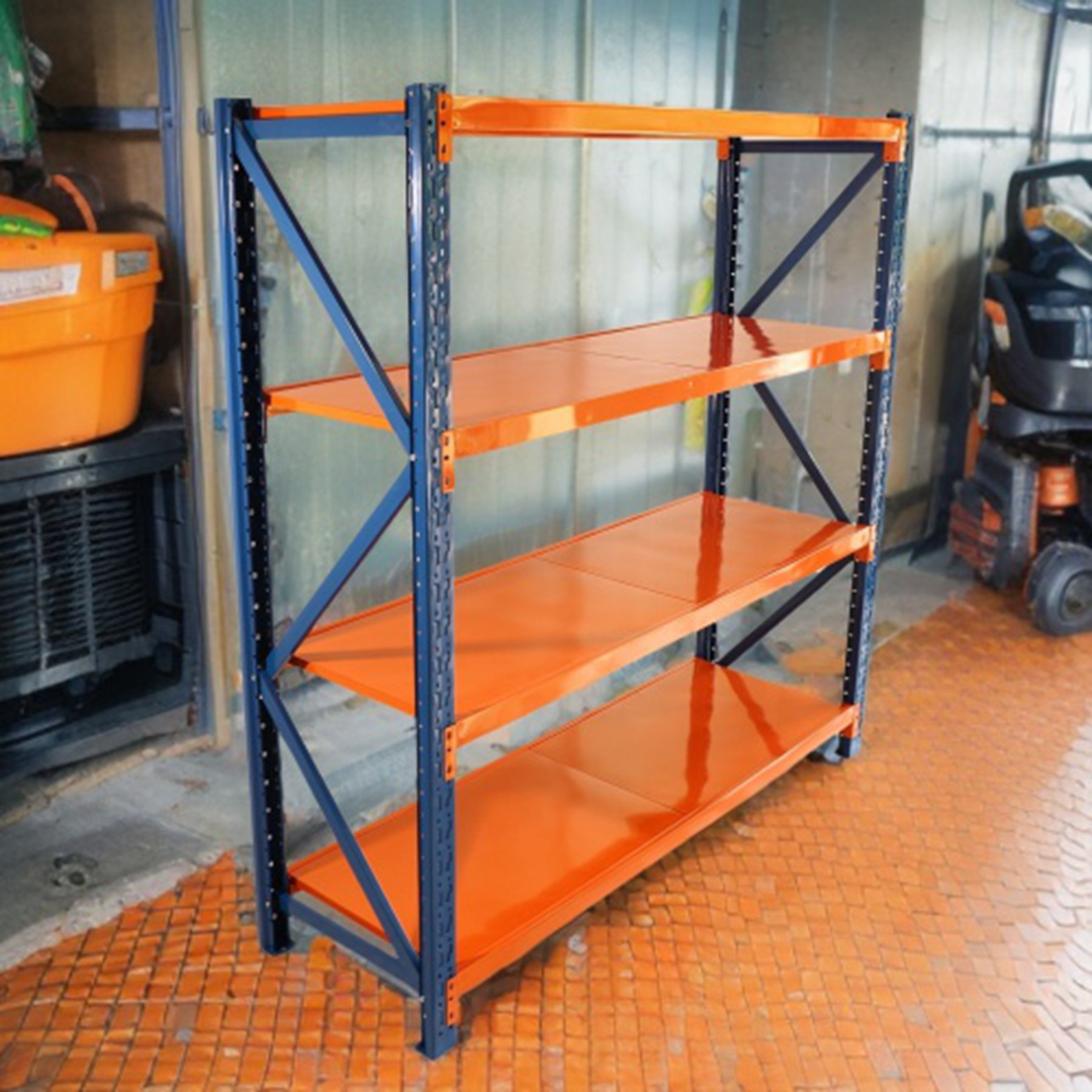 17 Stories Garage shelves Heavy Duty - 4400 lbs garage storage 4 levels ...