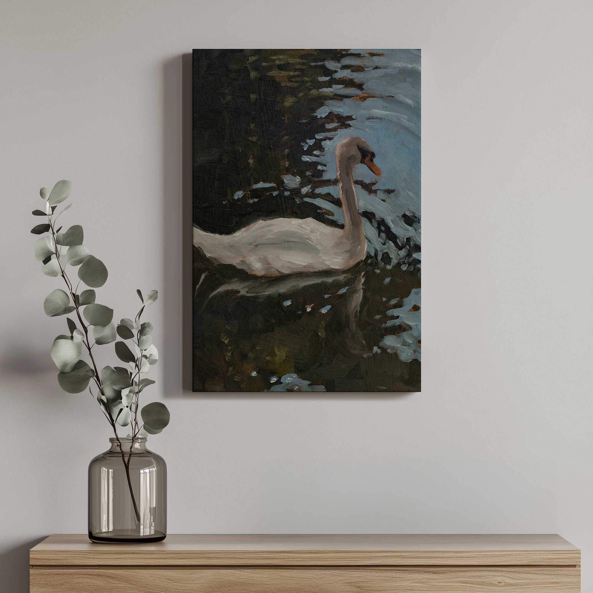 Charlton Home® Swan One By Miss Mustard Seed Art Print | Wayfair