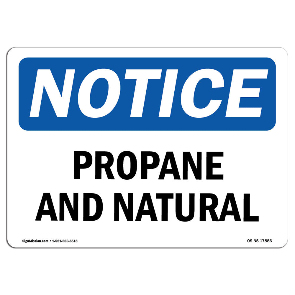 SignMission Propane and Natural Sign | Wayfair