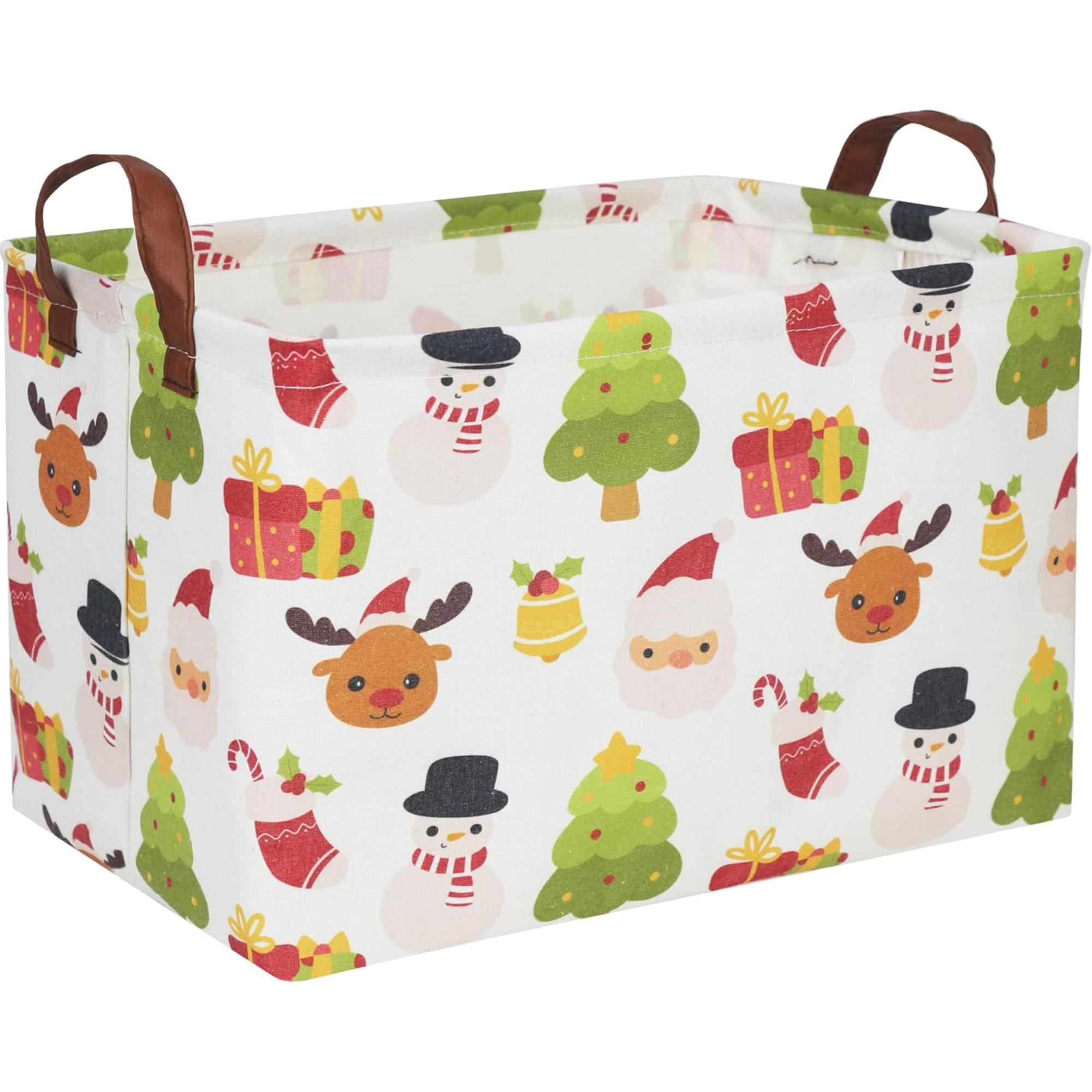 The Holiday Aisle® Rectangular Christmas Baskets,Waterproof PE Coating ...