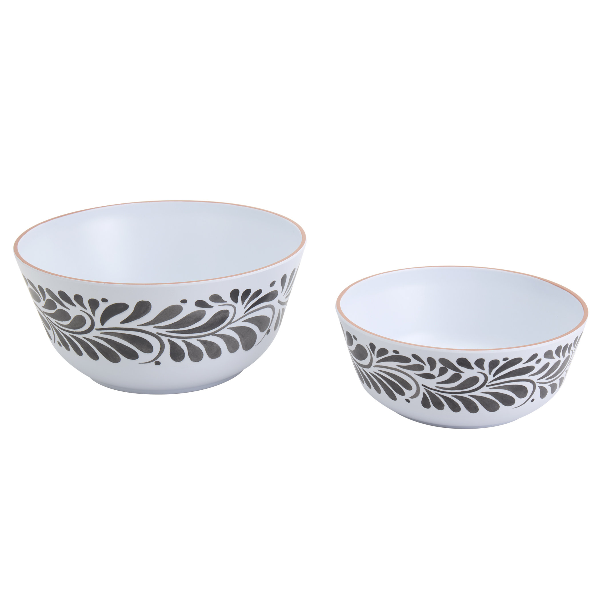 INFUSE 2-Piece Melamine Serving Bowl Set, Lebrillo & Reviews | Wayfair