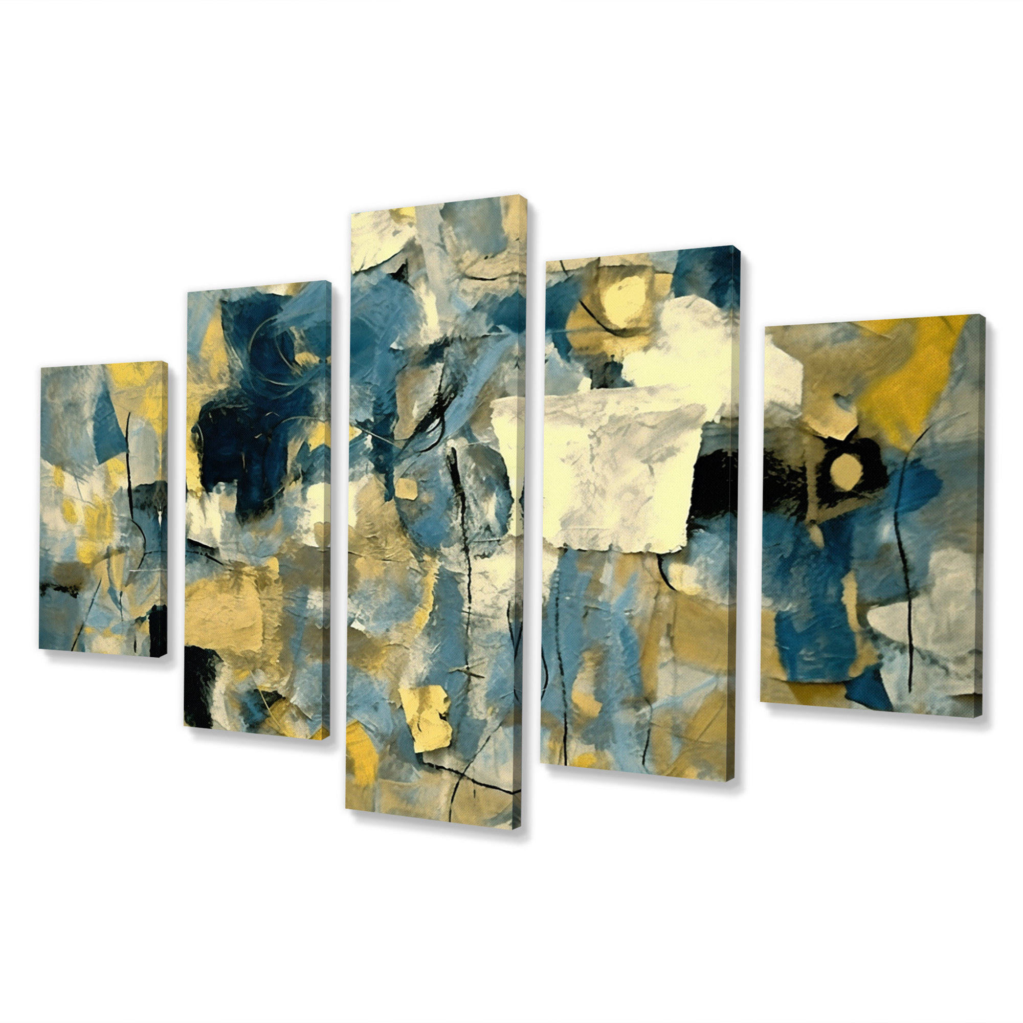 Ivy Bronx 'Retro Southern Sunset Abstract Expressionism IV - Abstract ...