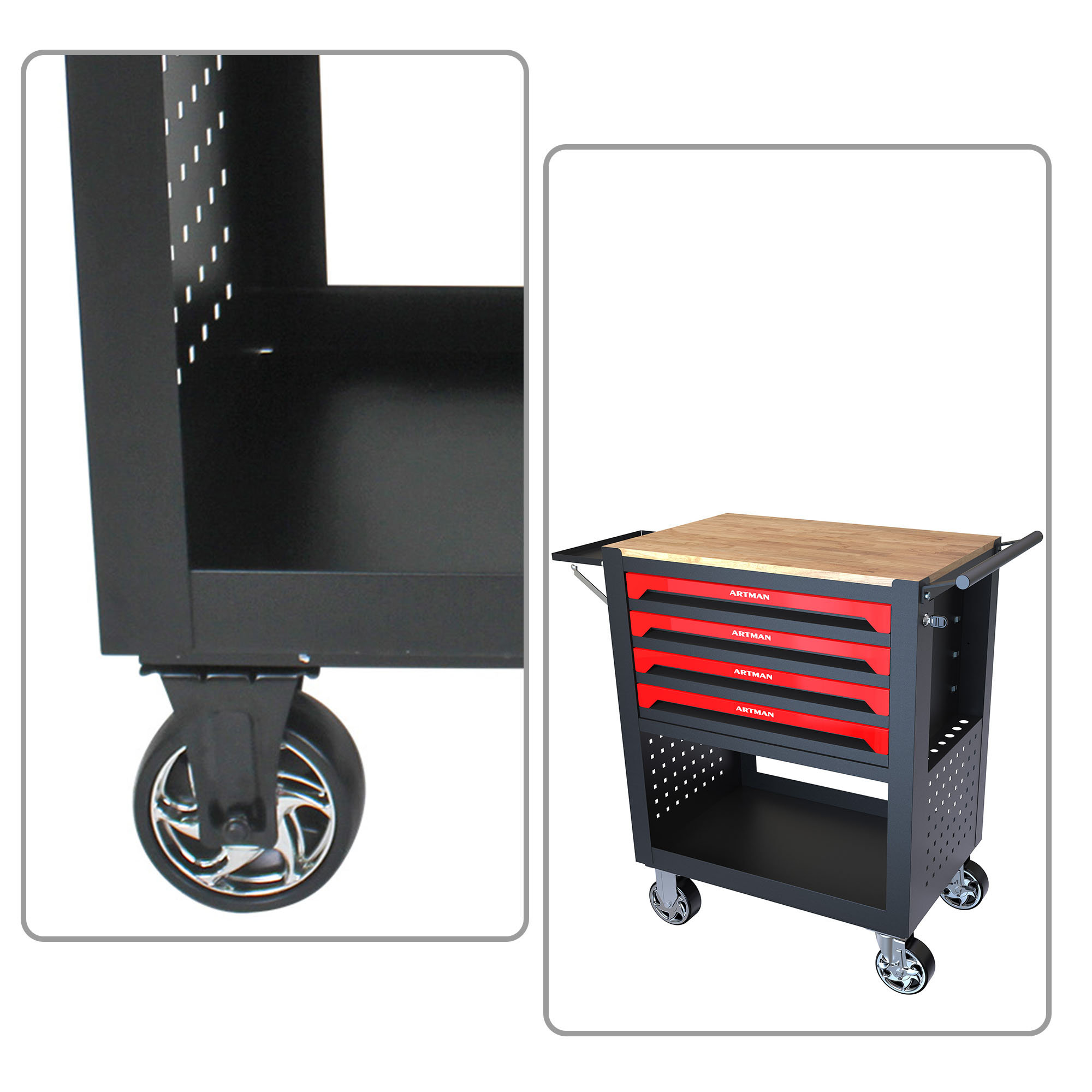 WFX Utility™ Versatile removable tool cart with open storage ...