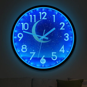 Illuminated Wall Clocks You'll Love | Wayfair