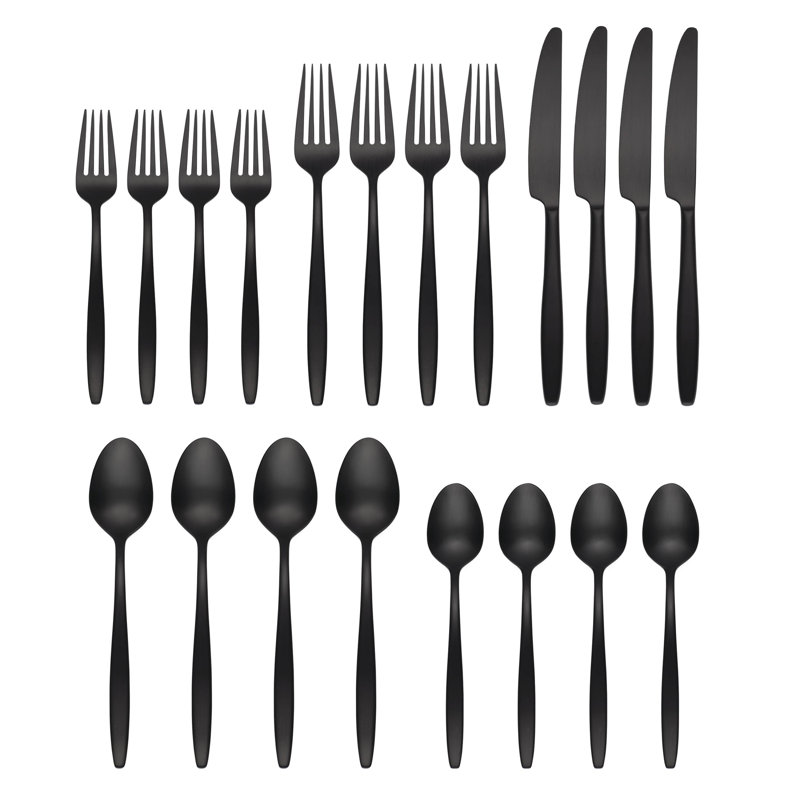 Cambridge Silversmiths Cambridge Nylah 20-Piece Flatware Set & Reviews ...