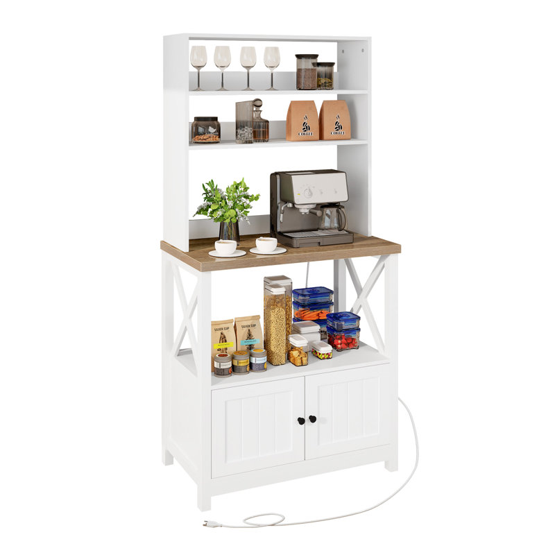 Laurel Foundry Modern Farmhouse® Stamper 31.4"W Wood Standard Kitchen ...