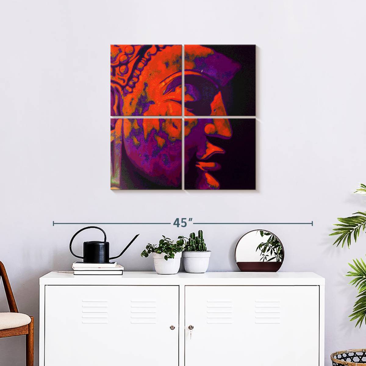 Winston Porter Florid Buddha Face | Wayfair