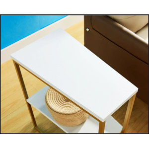 Mercer41 Wedge Shape Chairside Table | Wayfair