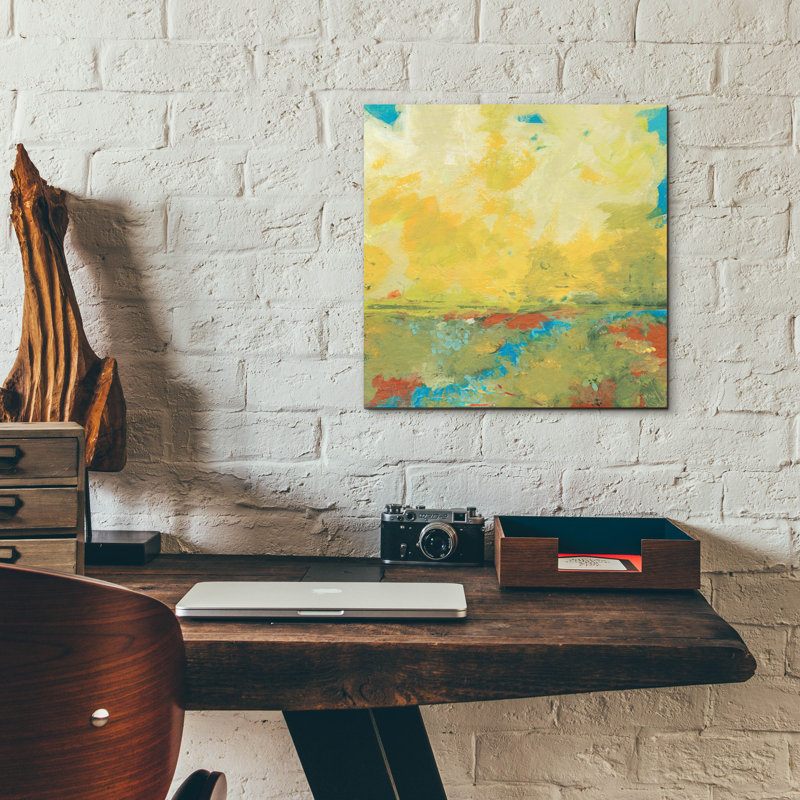 Epic Art 'Earth And Sky' By Jan Weiss Acrylic Glas " Earth And Sky " by ...