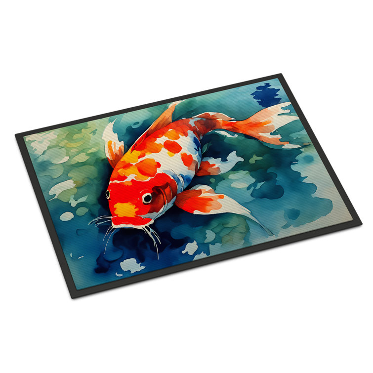 Arlmont & Co. Koi Fish Doormat - Wayfair Canada