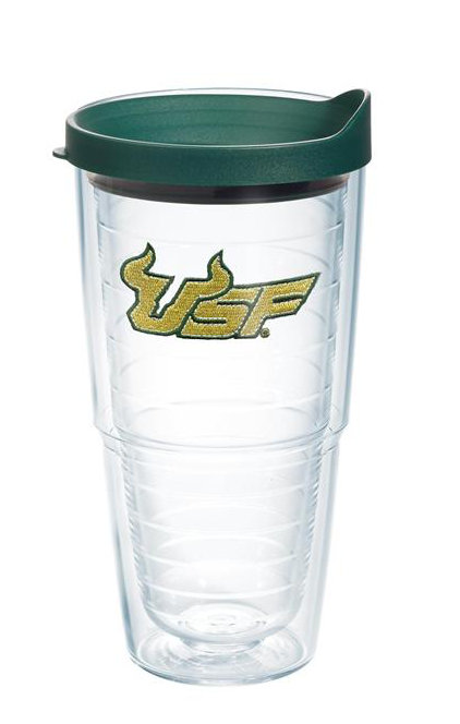 Tervis Tumbler Collegiate N-Z South Florida 24 Oz Tumbler with Lid ...