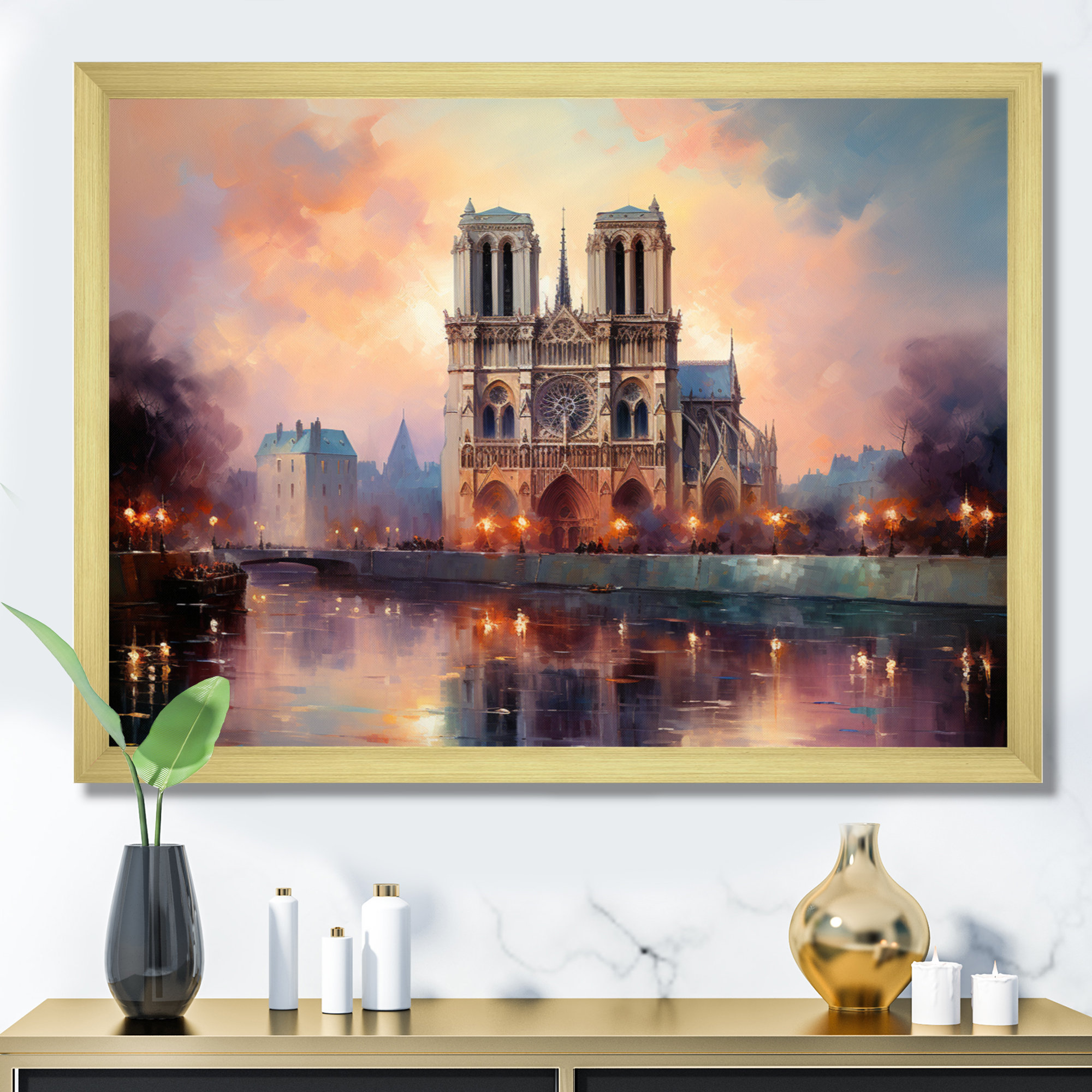 Winston Porter The Normandy Cathedral By Claude III On Canvas Print ...